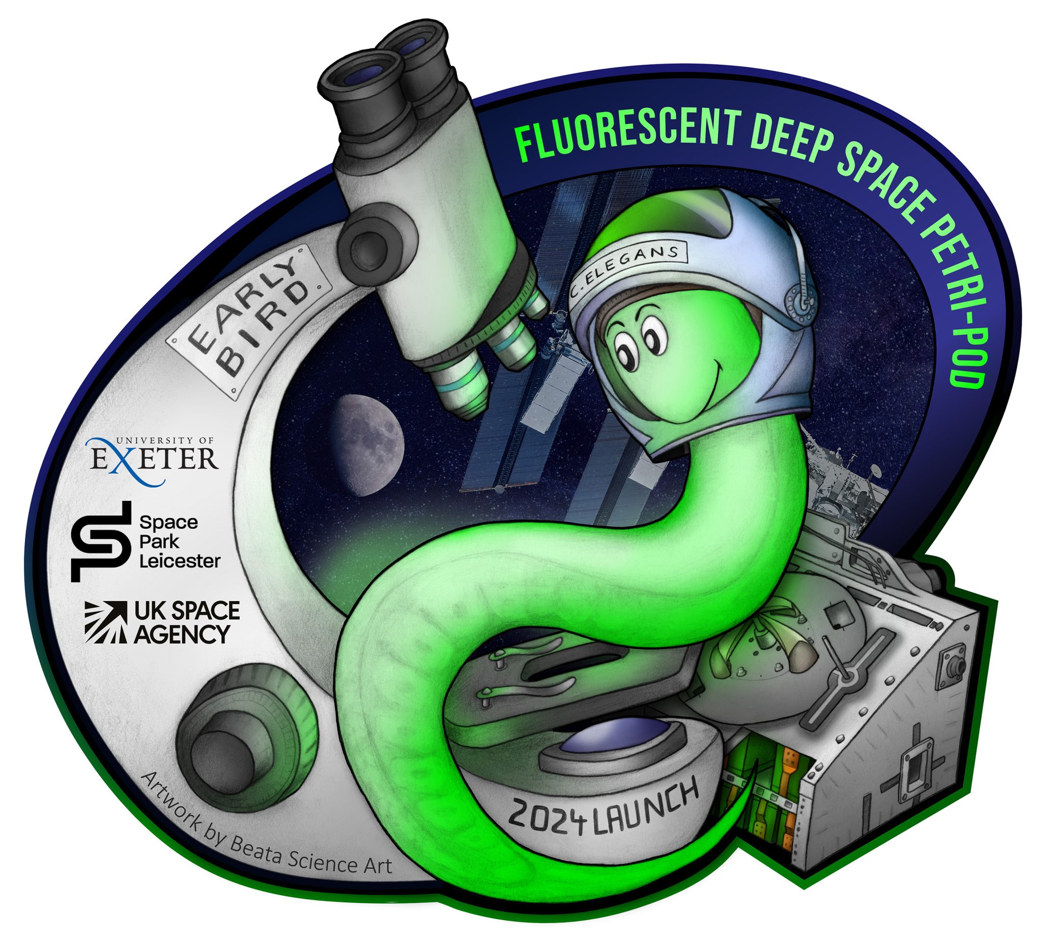 Out of this world art needed for iconic space hub’s new mission patch